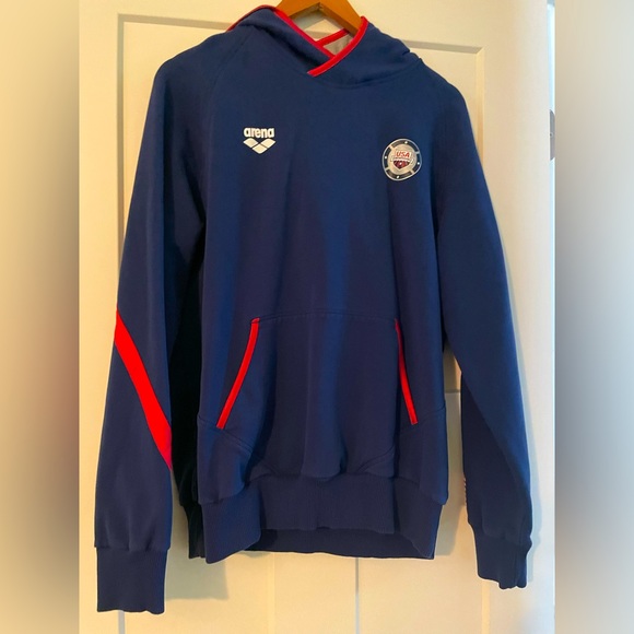 Shirts | Arena Official Usa Swim National Team Hoodie Like New | Poshmark